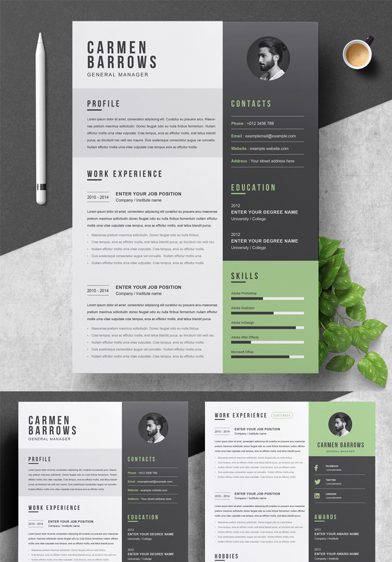 Carmen Resume Template #94085