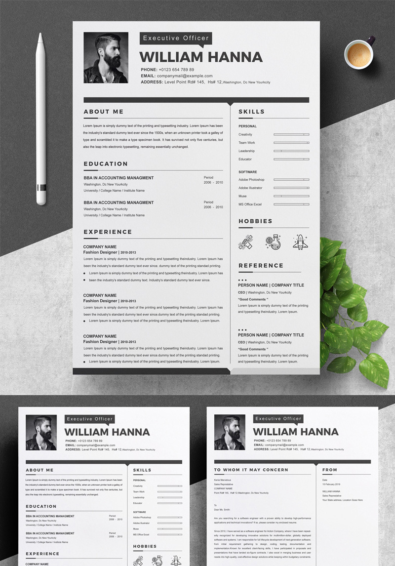 William Resume Template #94088