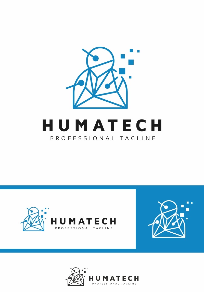 Human Tech Logo Template #94463