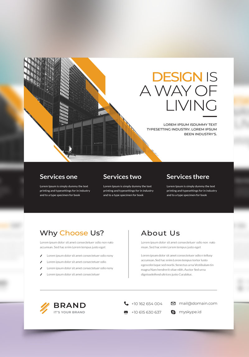 Brand - Flyer Vol_36 Corporate Identity Template #95357