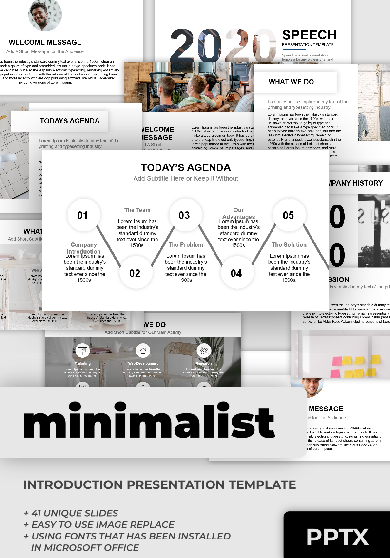 Introduction Presentation PowerPoint Template #95303