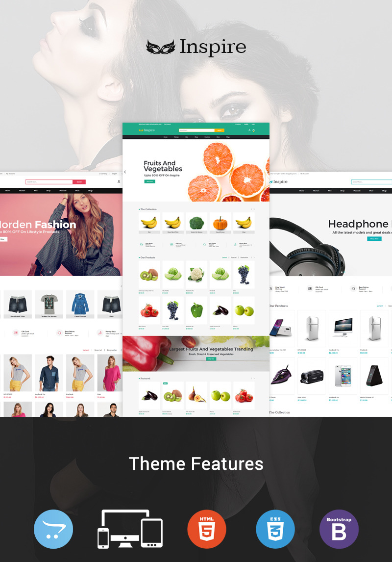 Inspire Multipurpose Responsive OpenCart Template