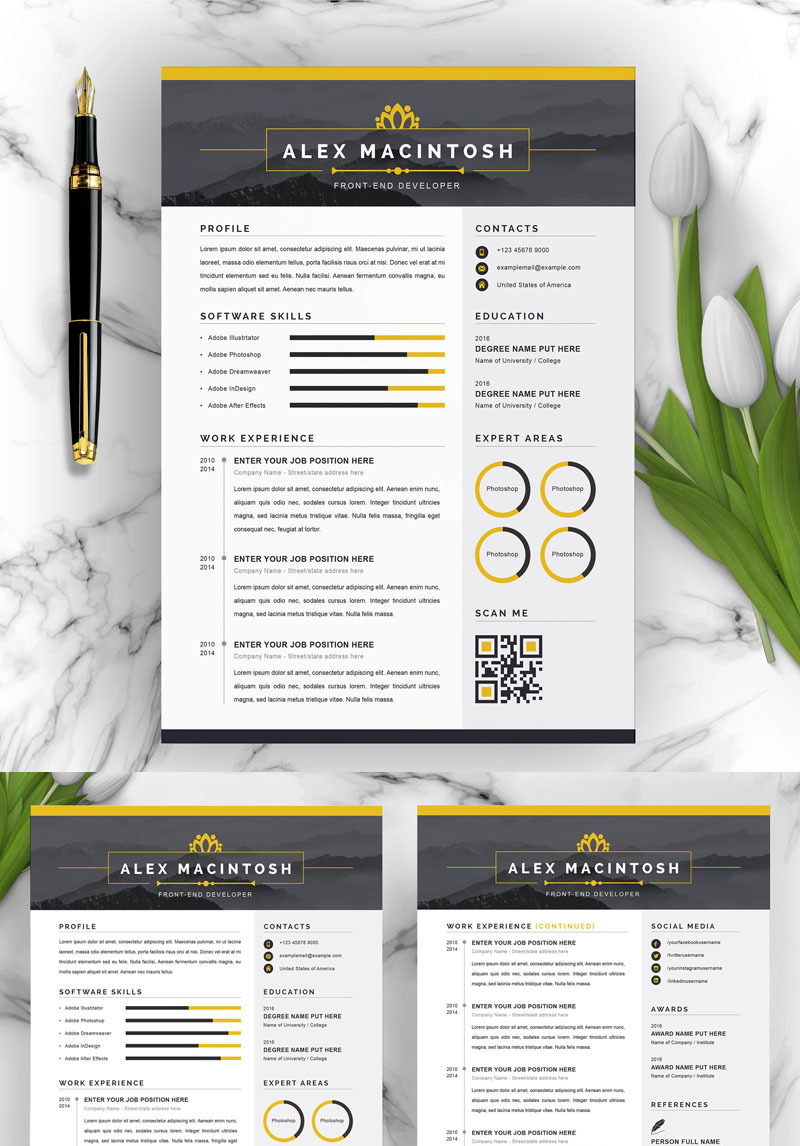 Alex Resume Template #96774