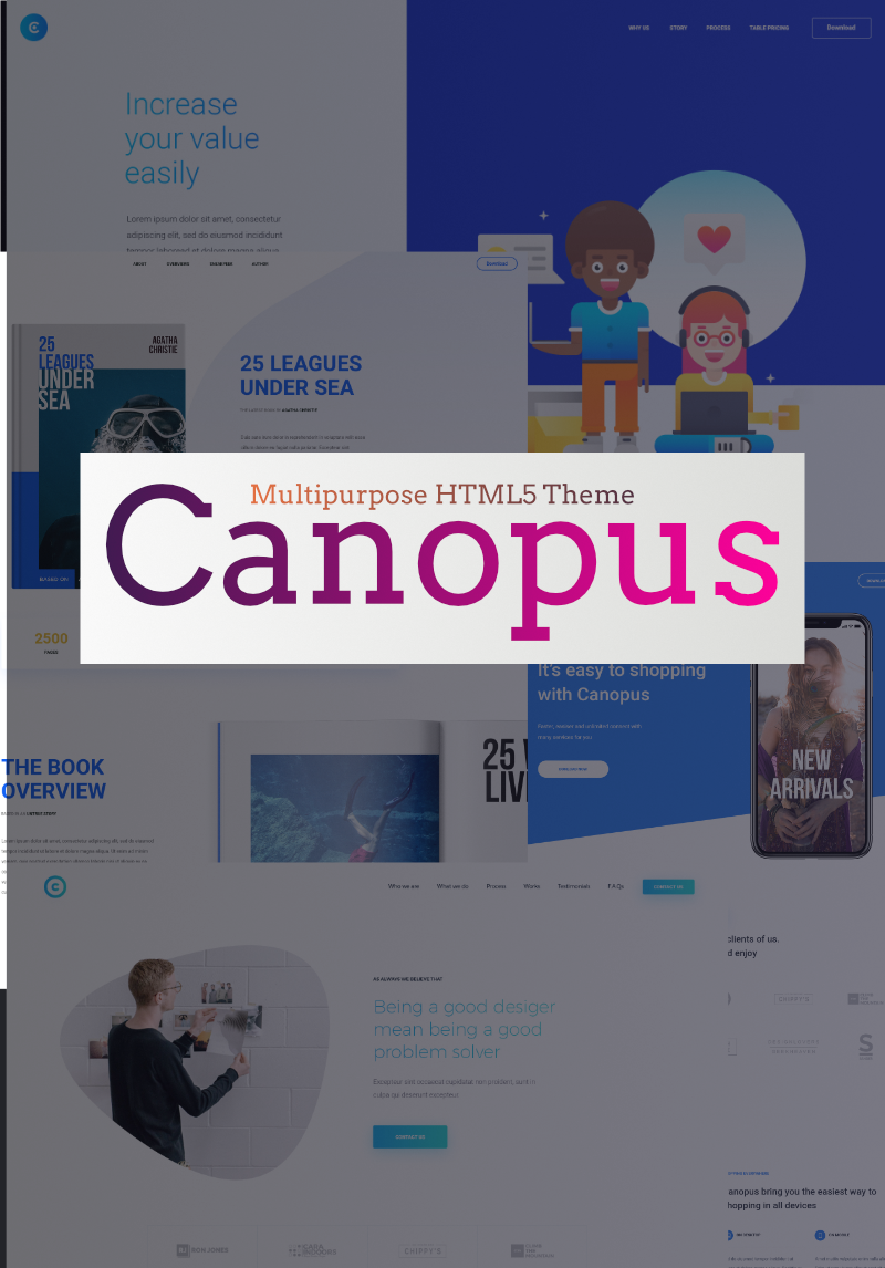 Canopus - Multipurpose HTML Landing Page Template #96815 Canopus - Multipurpose HTML Landing Page Template #96815