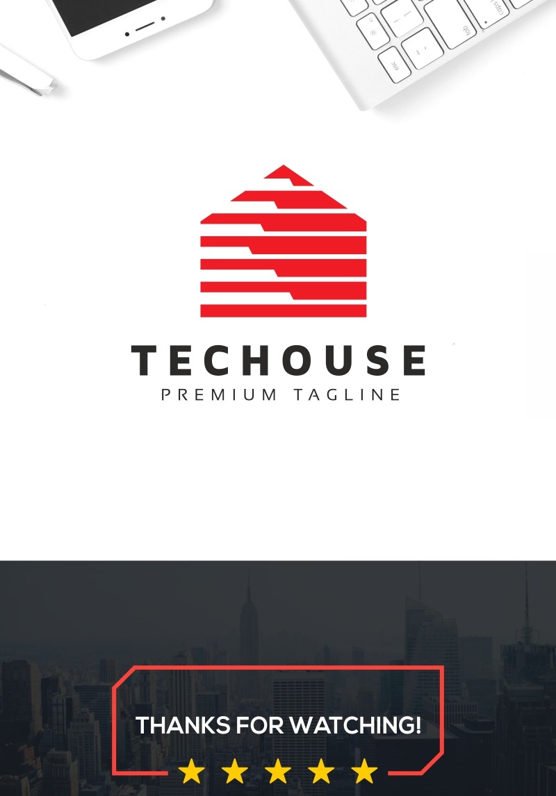 Tech House Logo Template #96871