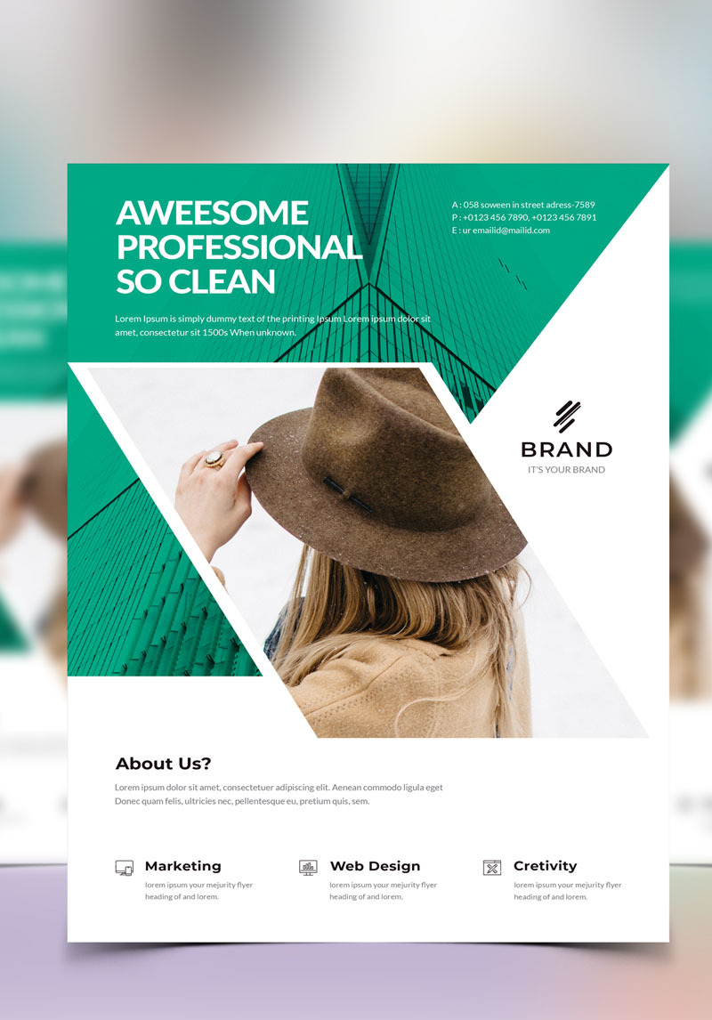 Brand - Best Creative Business Flyer Vol _49 #97103
