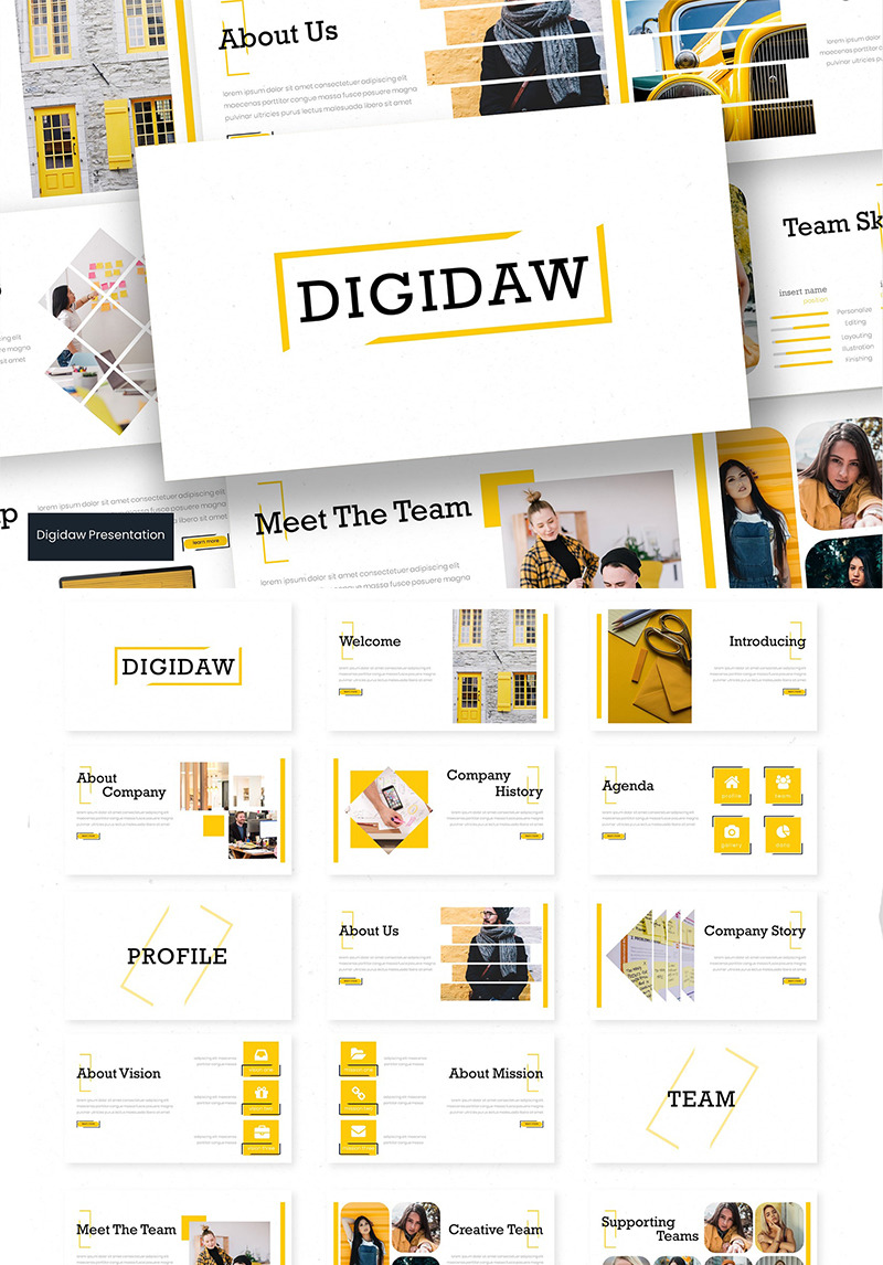 Digidaw PowerPoint Template #97198