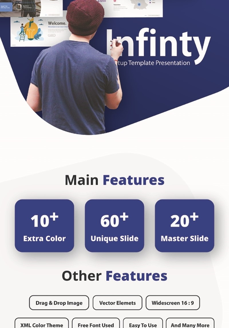 Infinity Start Up Presentation Fully Animated PowerPoint Template #97191