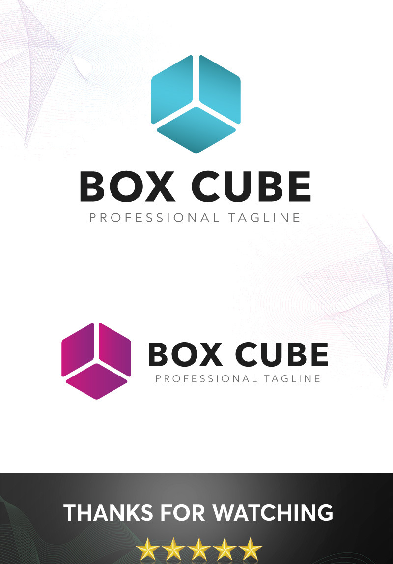 Box Cube Logo Template #98536