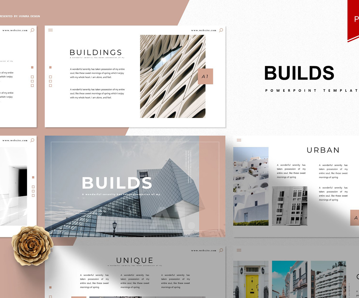 Builds | PowerPoint Template #99599