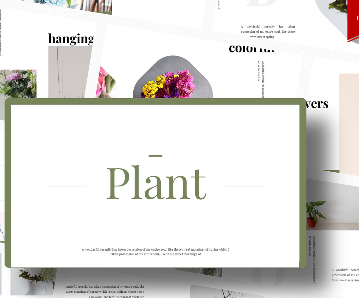 Plant | PowerPoint Template #99597