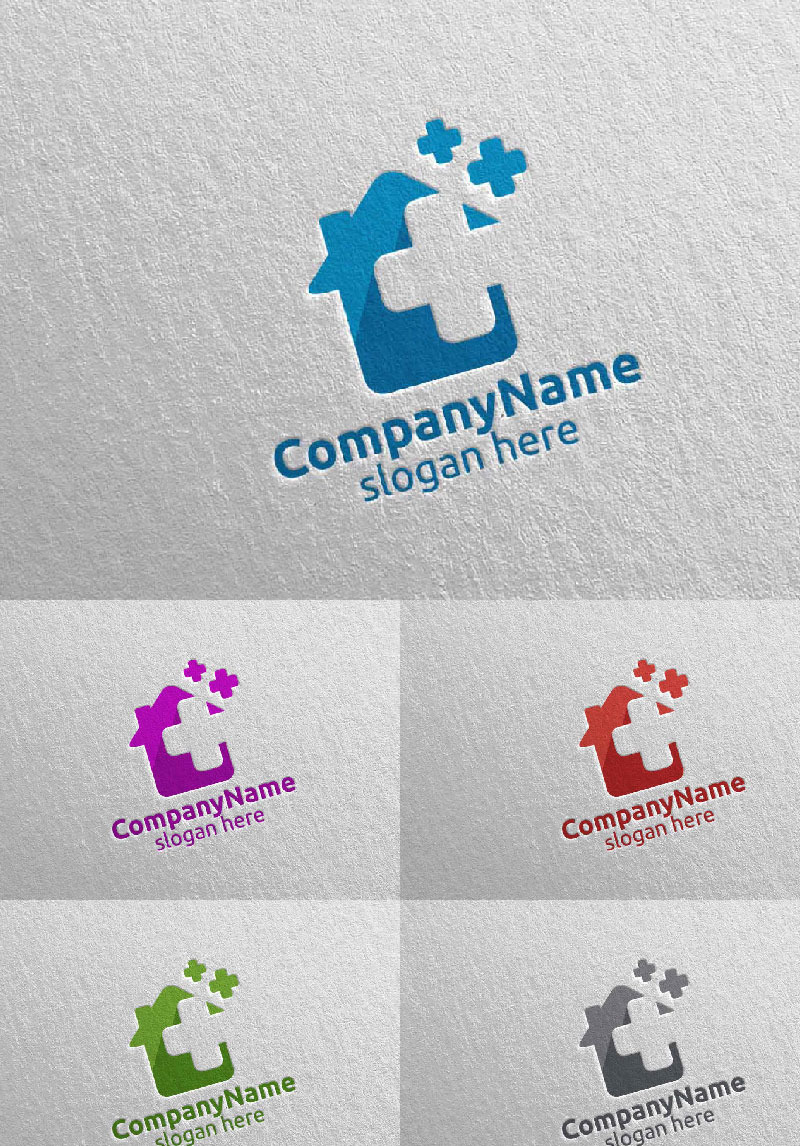 Cross Medical Hospital Design 9 Logo Template #99698