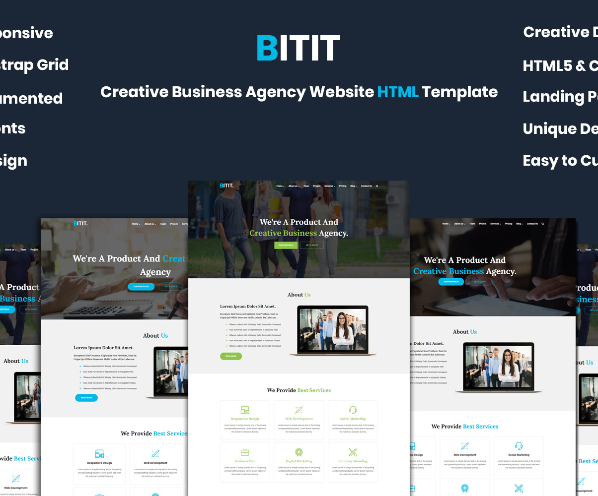 BITIT- Creative Business Agency Template