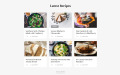 Recipes Website Template