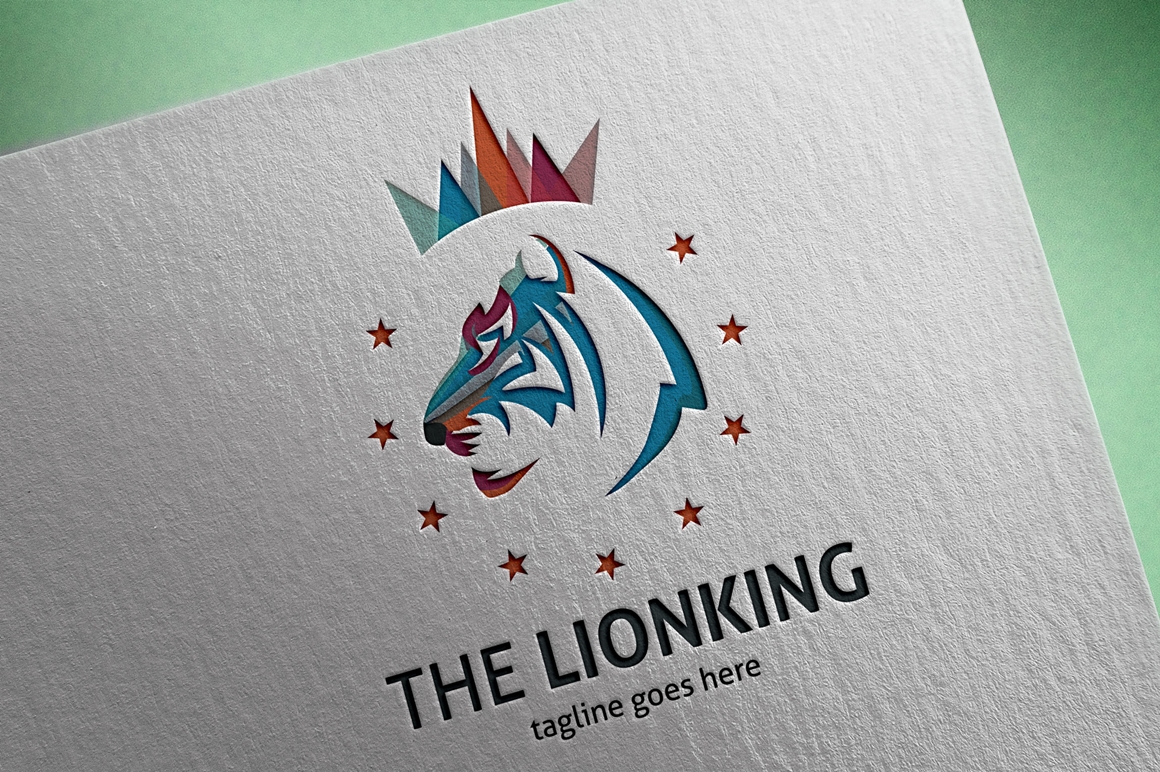 Download The Lion King Logo Template - Шаблон логотипа на тему графика