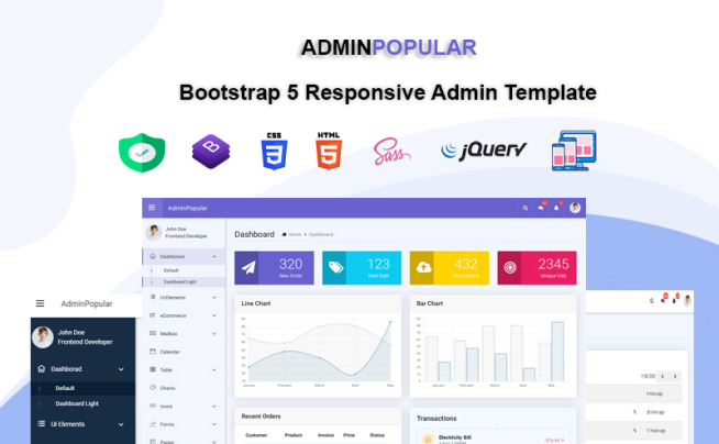 Admin Templates - Free Download in ONE Membership