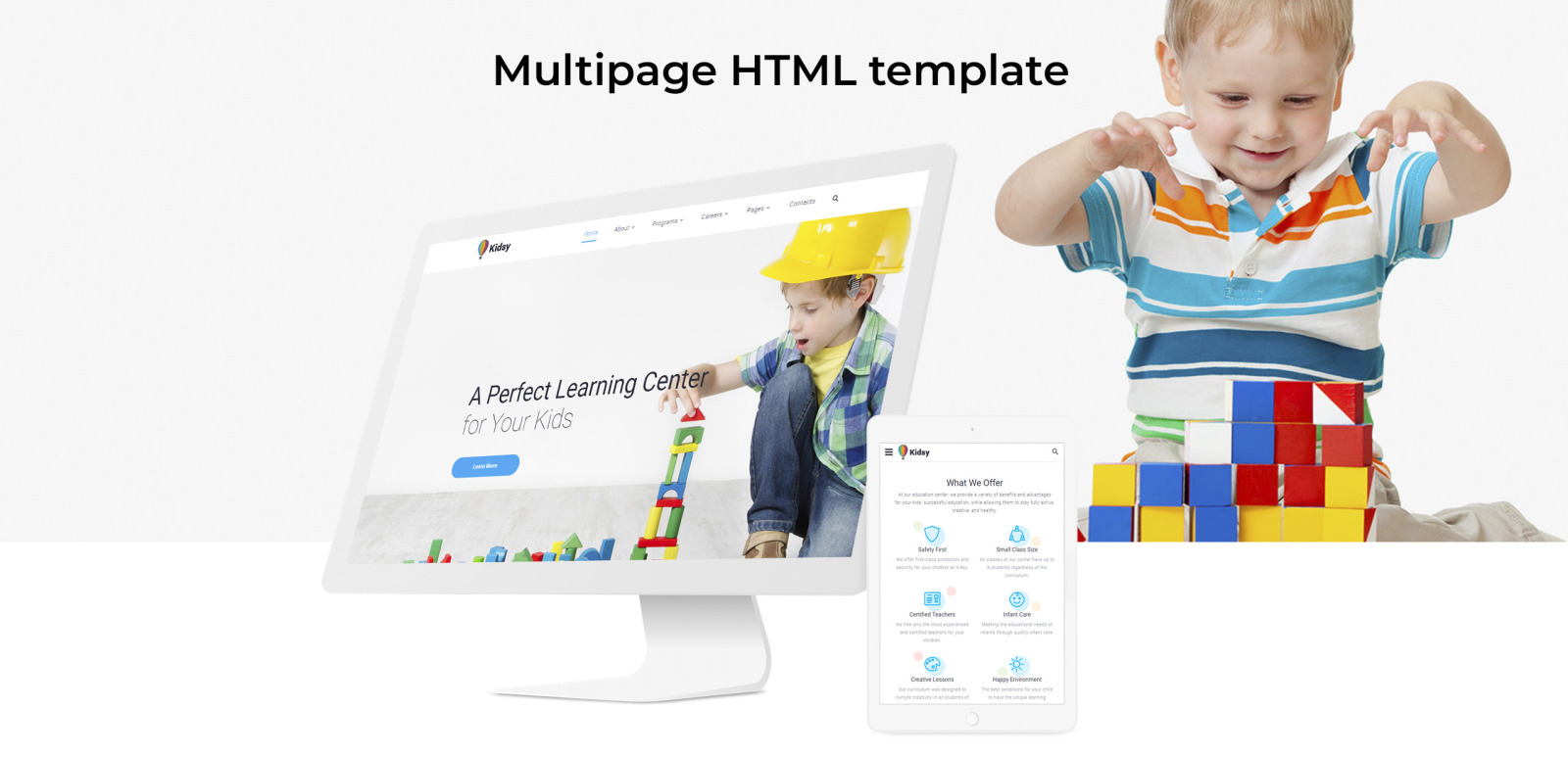 Kidsy - Learning Center Multipage Clean HTML5 Website Template
