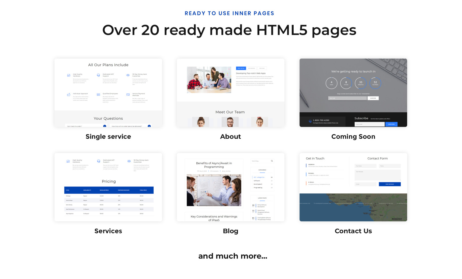 Expace - Web Development Multipage Clean HTML Website Template