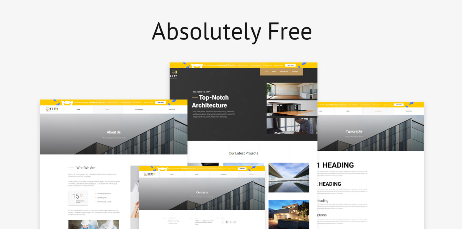Free HTML5 Theme - Architecture Website Template