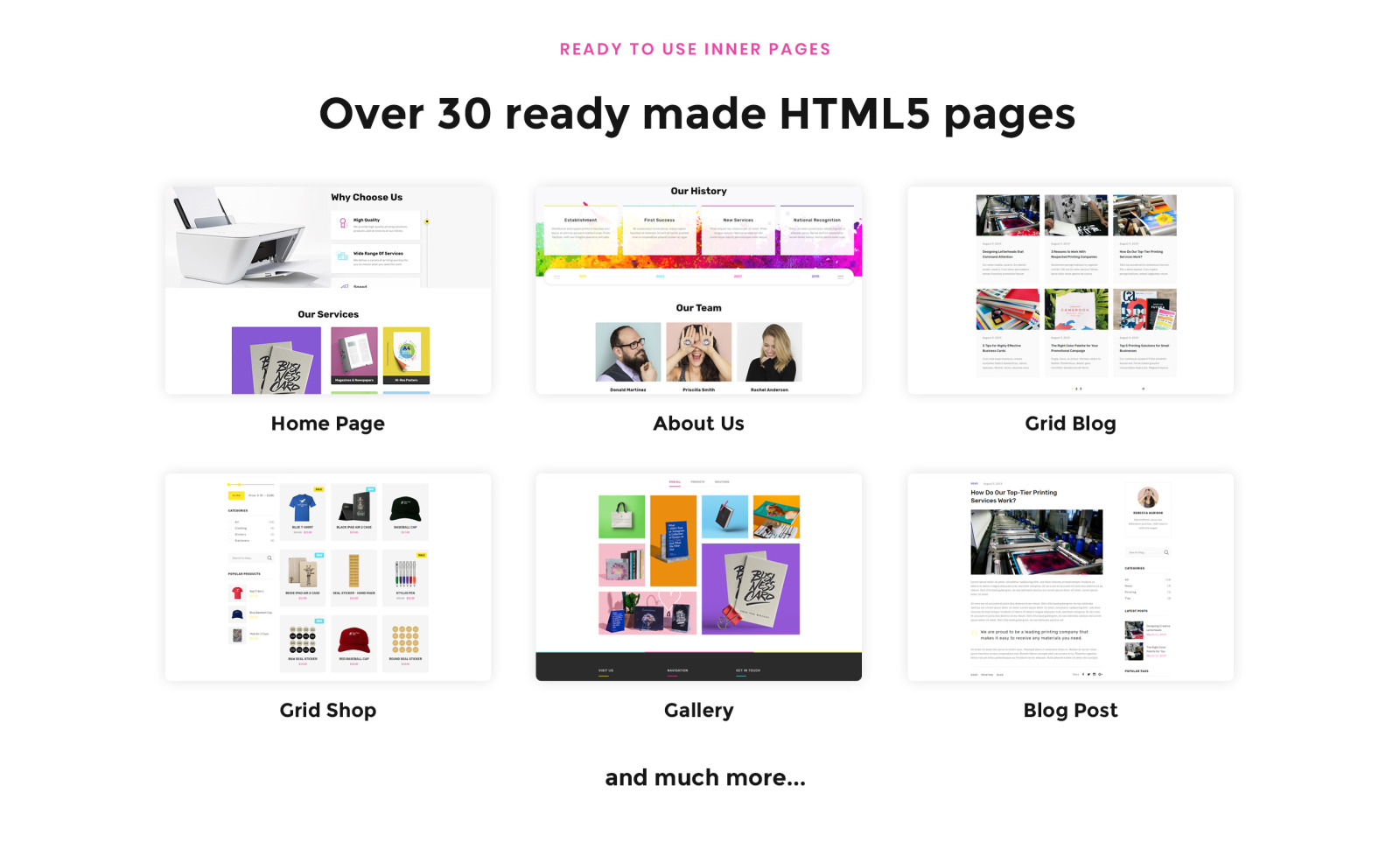 Print House - Print Shop Multipage Modern HTML Website Template