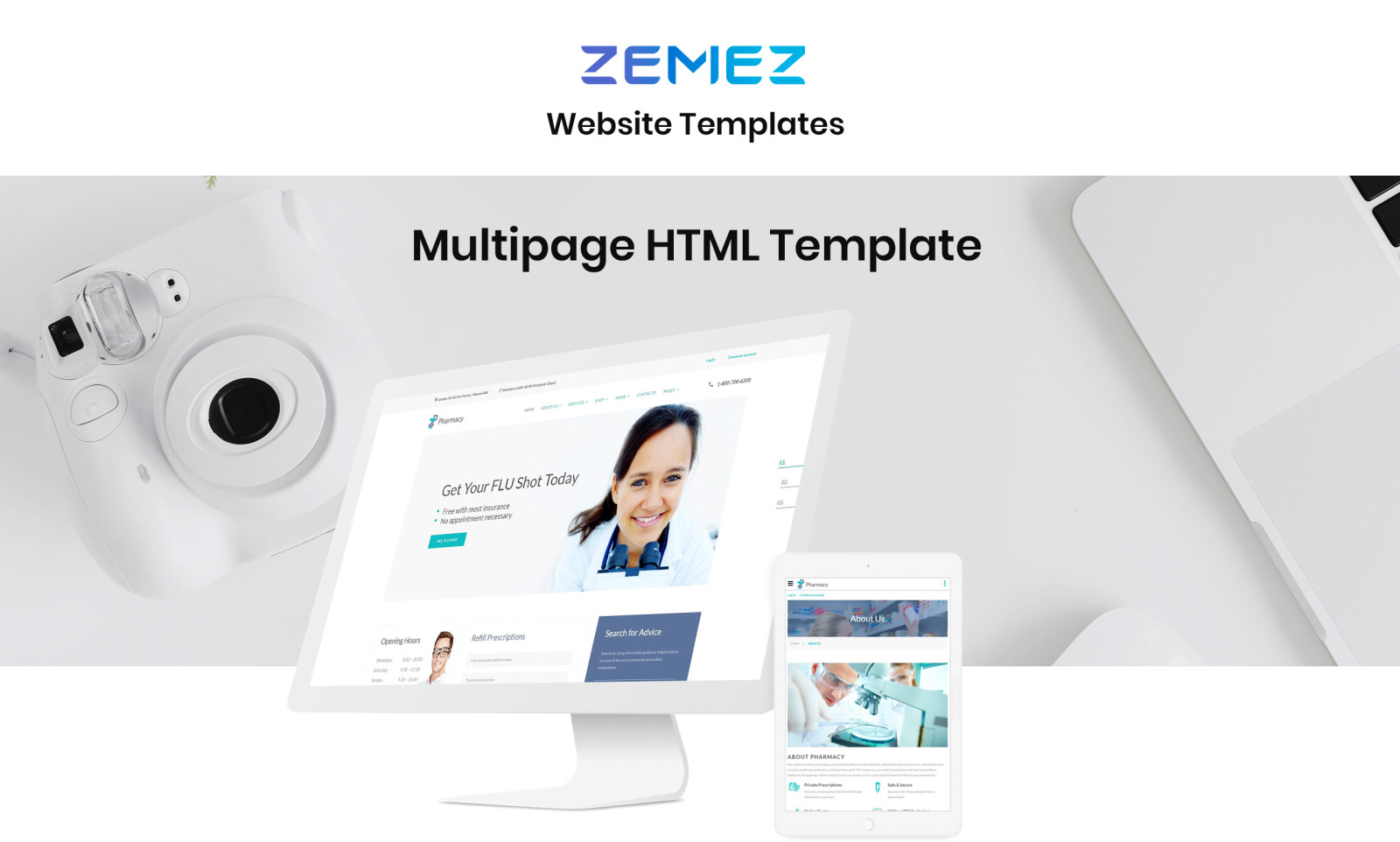 Pharmacy - Medical Multipage HTML5 Website Template