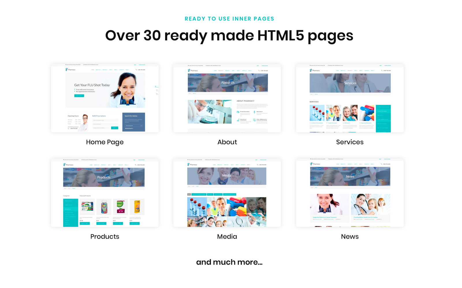 Pharmacy - Medical Multipage HTML5 Website Template
