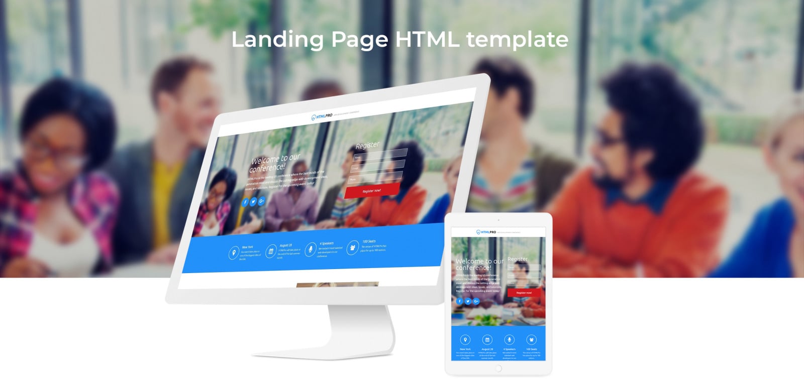 HTML PRO - IT Company Clean HTML Landing Page Template