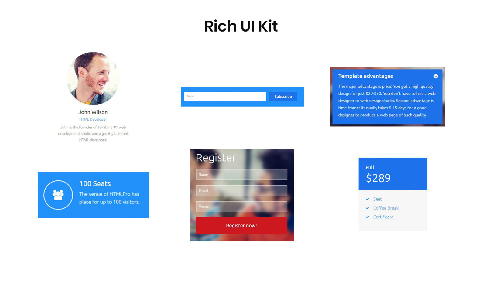 HTML PRO - IT Company Clean HTML Landing Page Template
