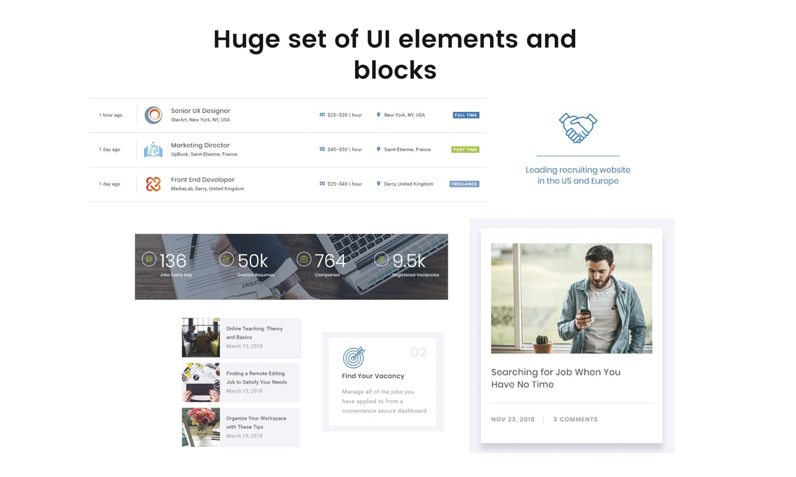 Lavoro - Jobs Portal Multipage HTML5 Website Template
