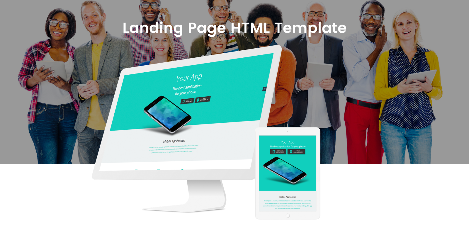 Your App - Software Minimal HTML Landing Page Template