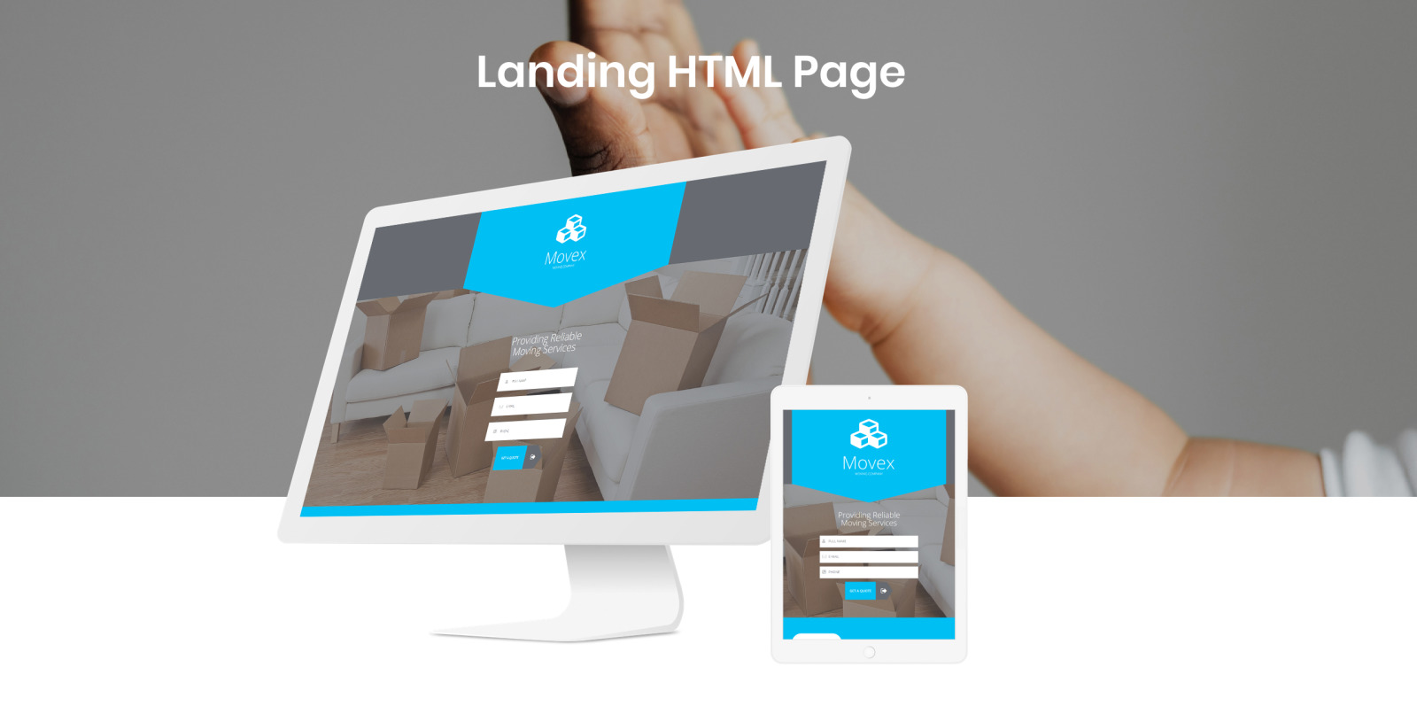 Movex - Moving Company Modern HTML Landing Page Template