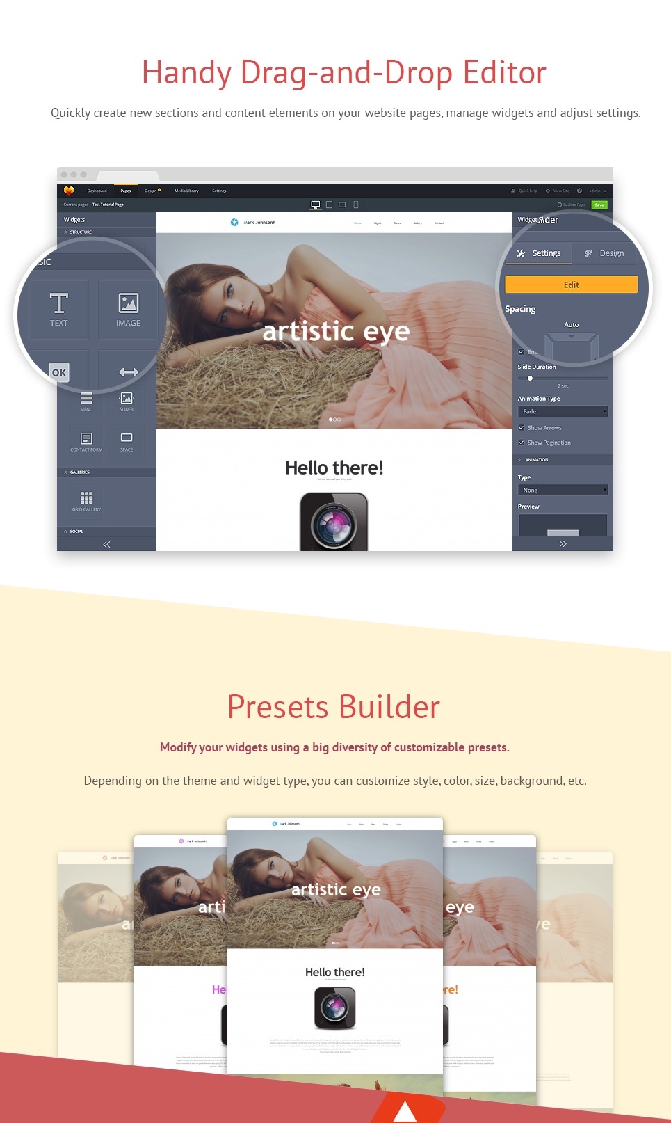 Photographer Portfolio Responsive Photo Gallery Template