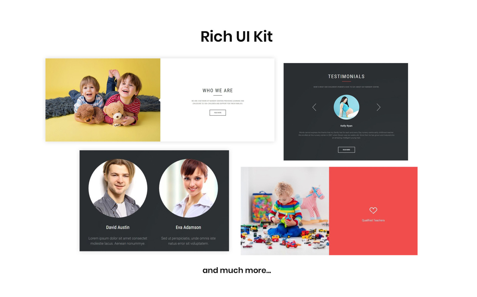 Day Nursery Centre - Kids Center Minimal HTML Bootstrap Website Template