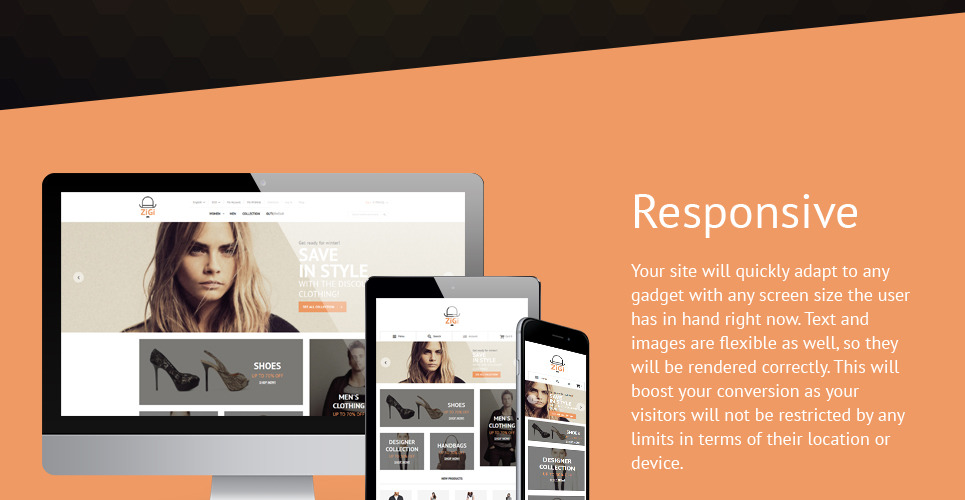 Apparel Responsive Magento Theme #56098 - TemplateMonster