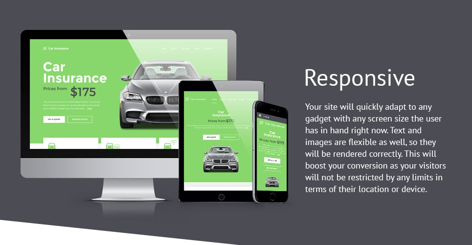 Car Insurance Responsive Website Template - TemplateMonster