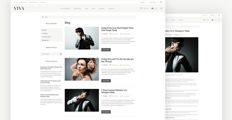 VIVA OpenCart Template #57564 - TemplateMonster