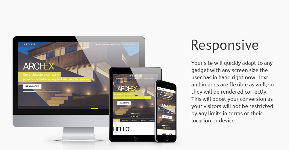 Architecture Responsive Website Template - TemplateMonster