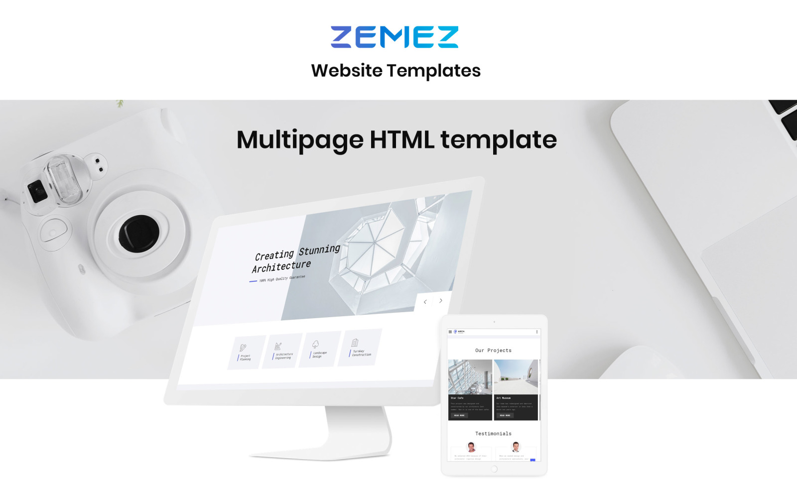 Arch - Architecture Multipage HTML Website Template