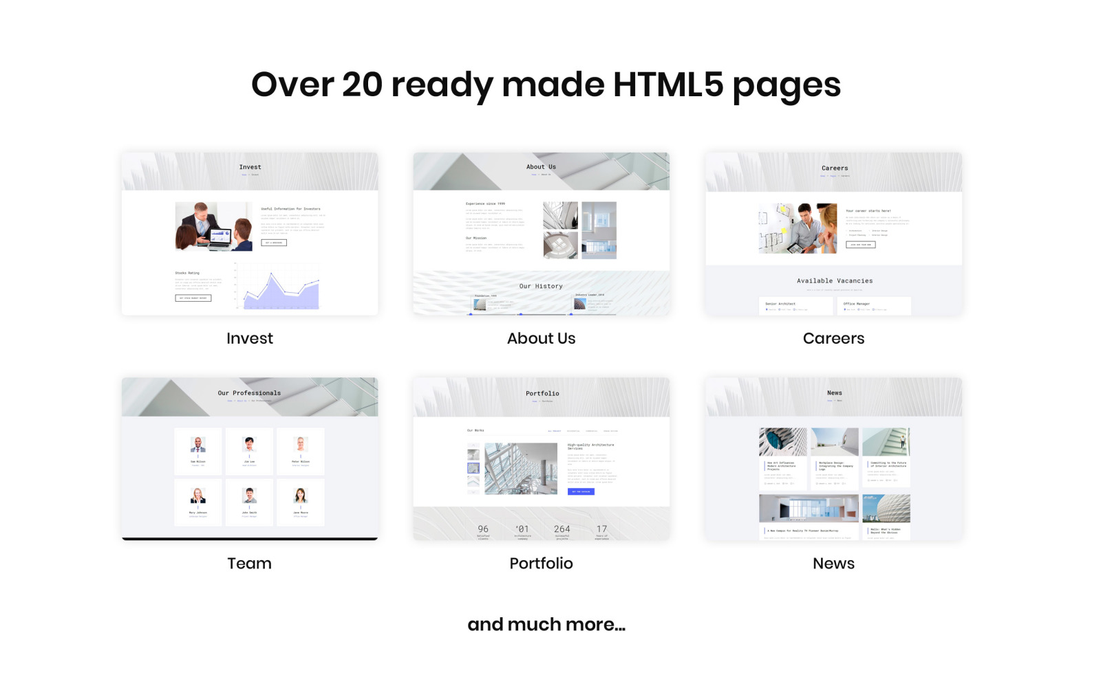 Arch - Architecture Multipage HTML Website Template