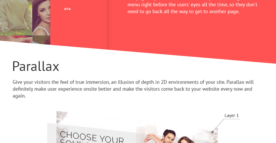 Dating Responsive Website Template #57746 - TemplateMonster