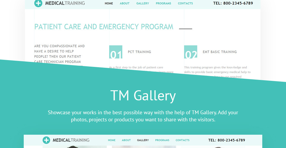 Med School Responsive Website Template - TemplateMonster
