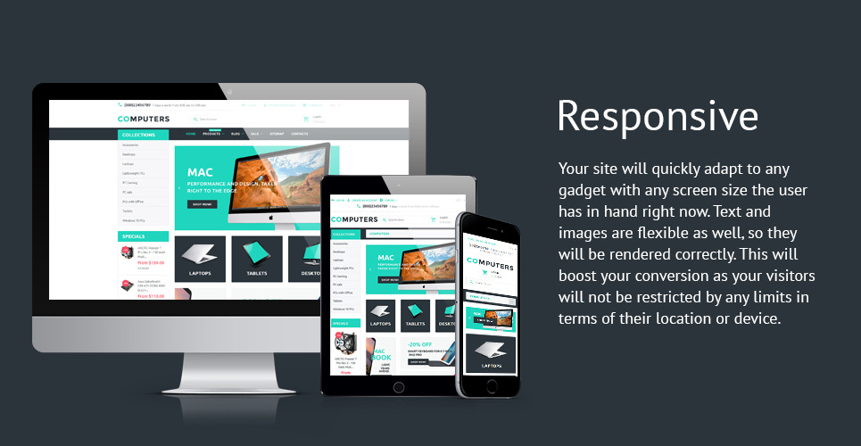 Computers Shopify Theme #57935 - TemplateMonster