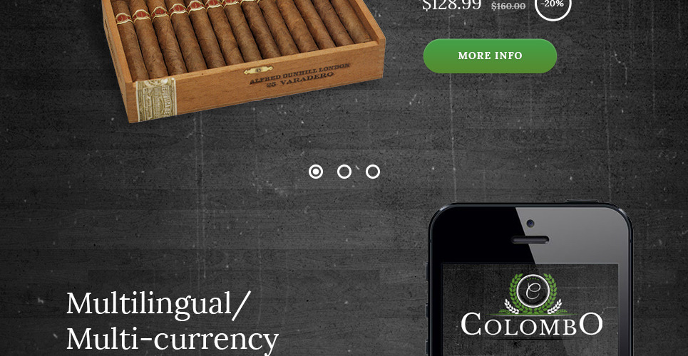 Colombo - Tobacco Responsive PrestaShop Theme