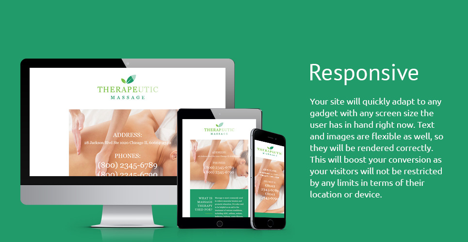 Massage Salon Responsive Newsletter Template