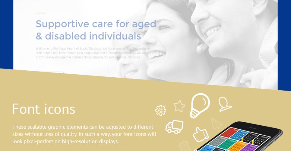 Social Foundation Responsive Website Template