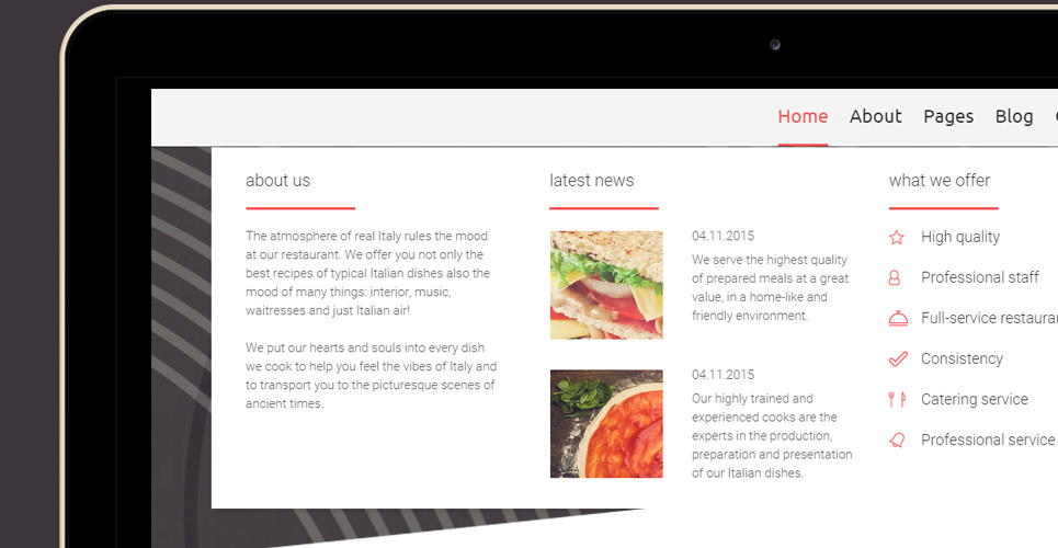 Cooking Responsive Joomla Template #58019 - TemplateMonster
