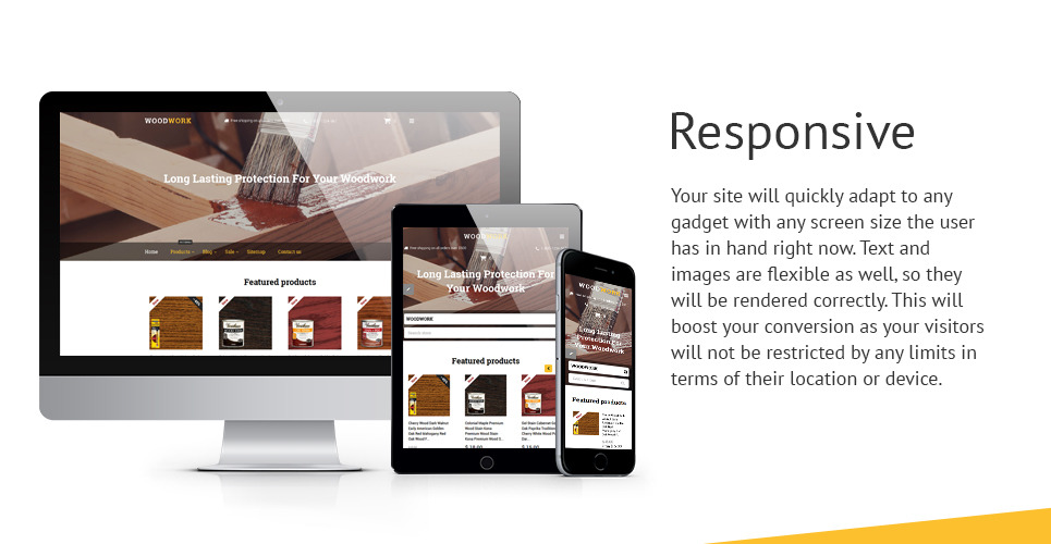 Woodwork Shopify Theme #58051 - TemplateMonster