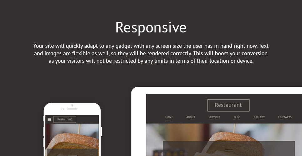 Italian Restaurant Responsive Website Template