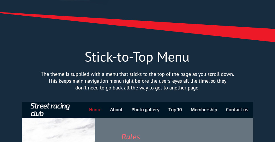 Car Club Responsive Website Template - TemplateMonster