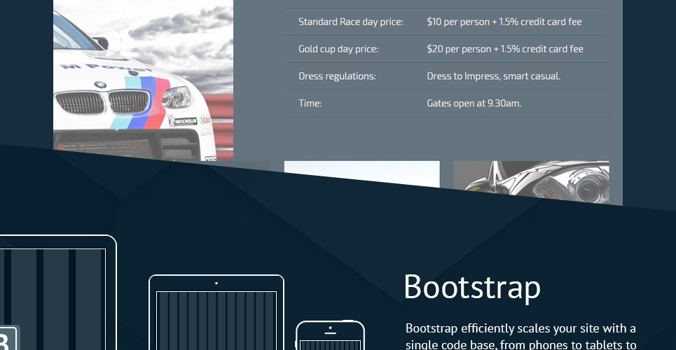 Car Club Responsive Website Template - TemplateMonster